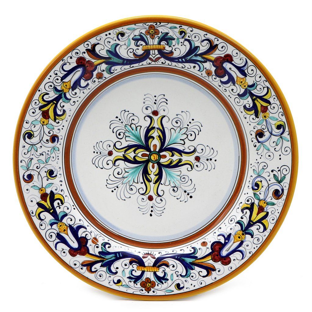 Deruta of Italy Ricco Deruta Dinner Plate 11 in Round | Gracious Style