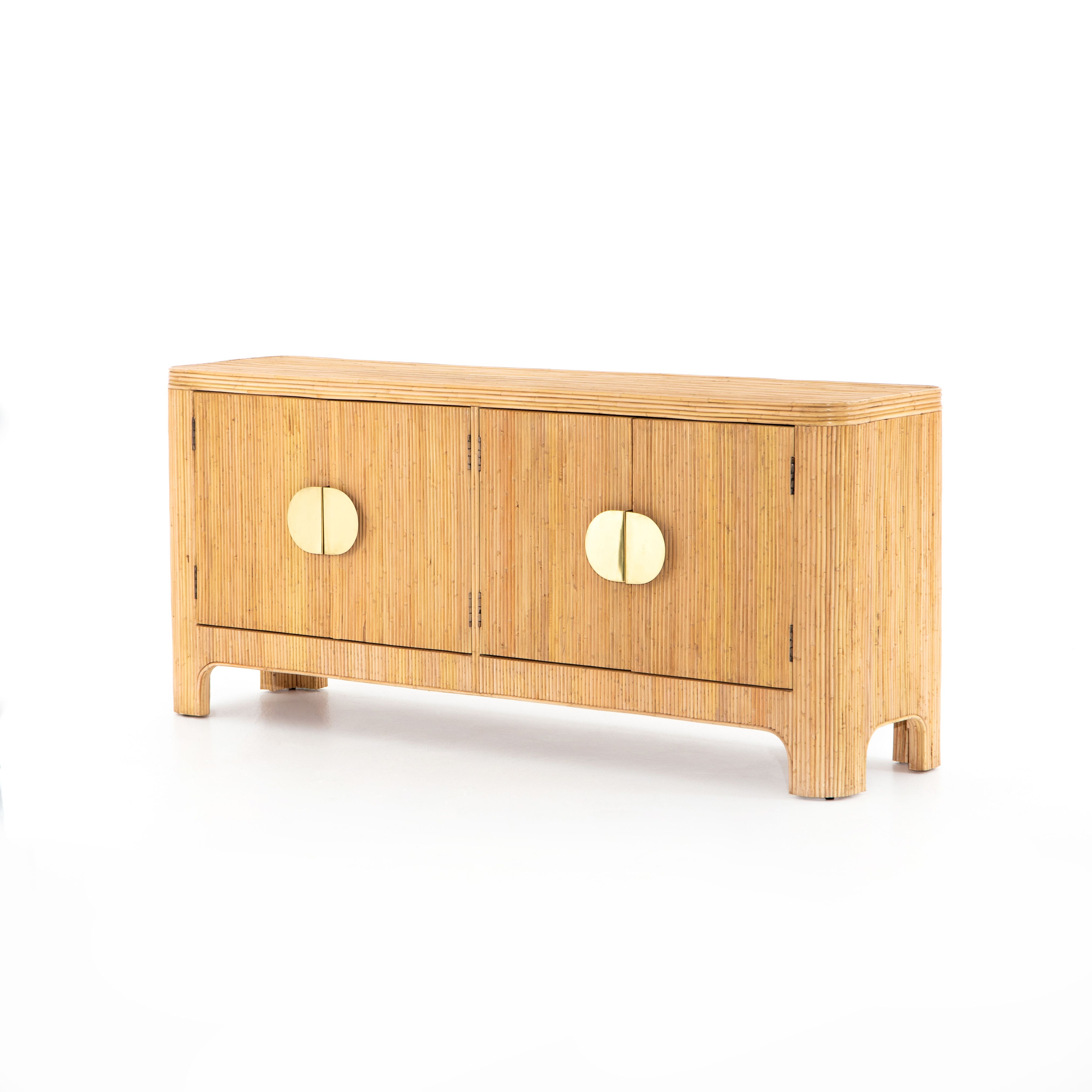 Four Hands Claire Sideboard Honey Rattan | Gracious Style