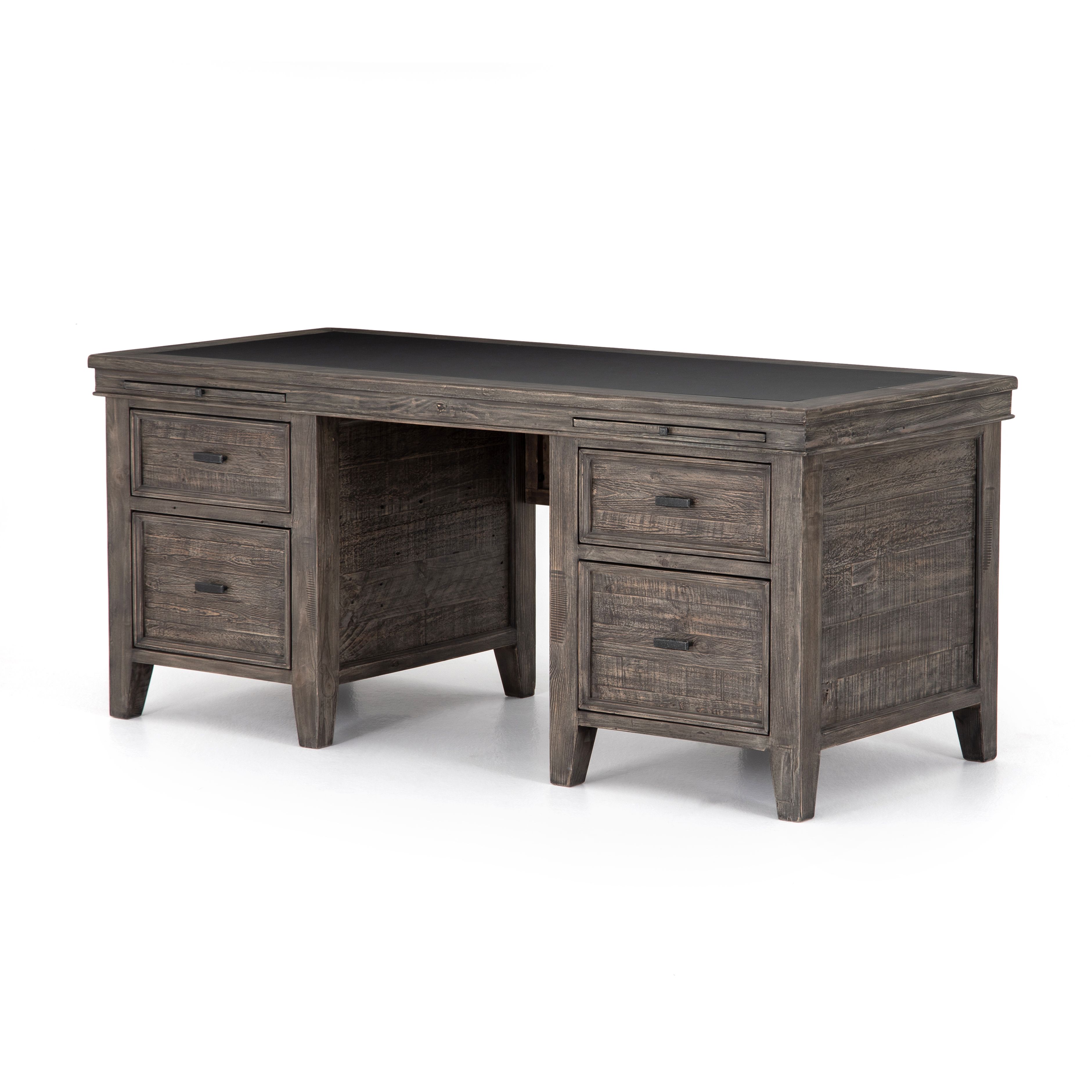 Four Hands Irish Coast Desk Black Olive | Gracious Style