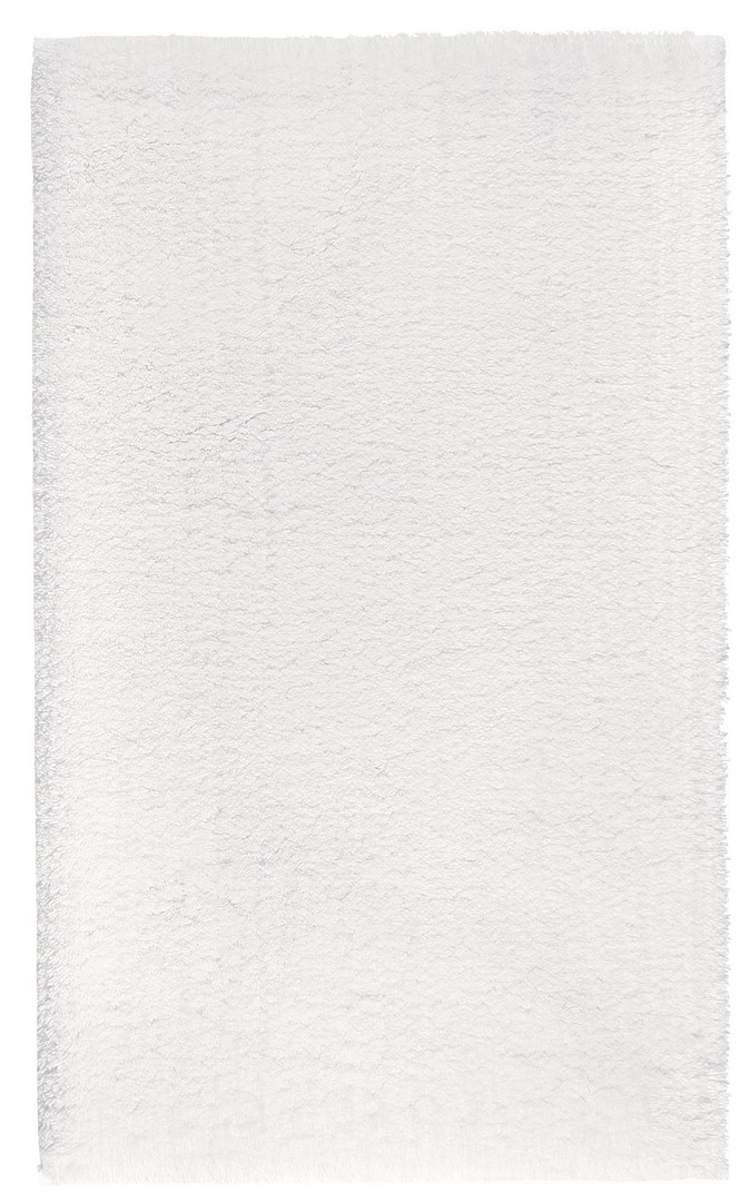 Graccioza Purity Cotton/Bamboo/Cashmere Bath Rug White | Gracious Style