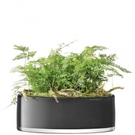 LSA Stems Bowl/Planter Diam 11.75 in Slate | Gracious Style