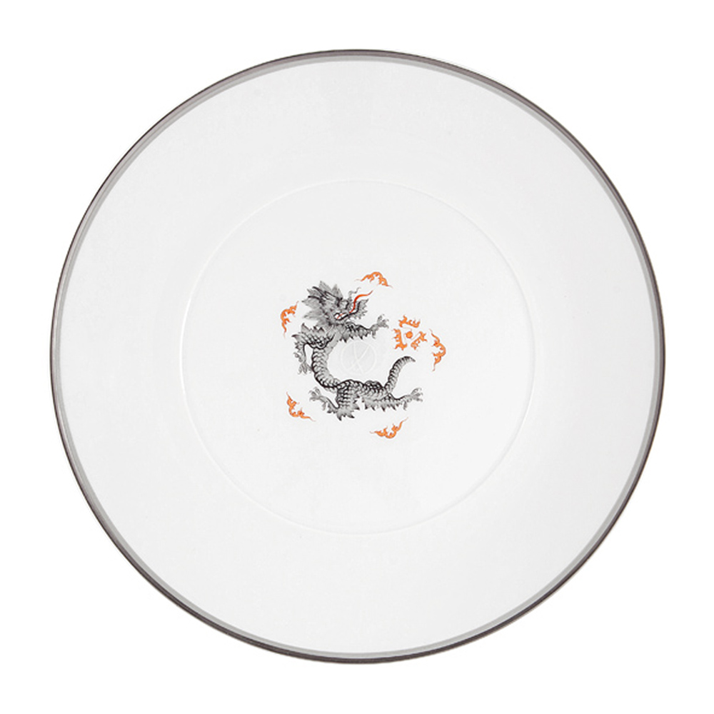 Meissen Ming Dragon Black with Platinum Light Dinnerware | Gracious Style