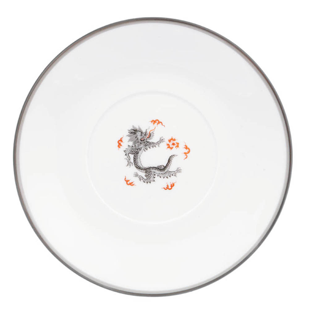 Meissen Ming Dragon Black with Platinum Light Dinnerware | Gracious Style