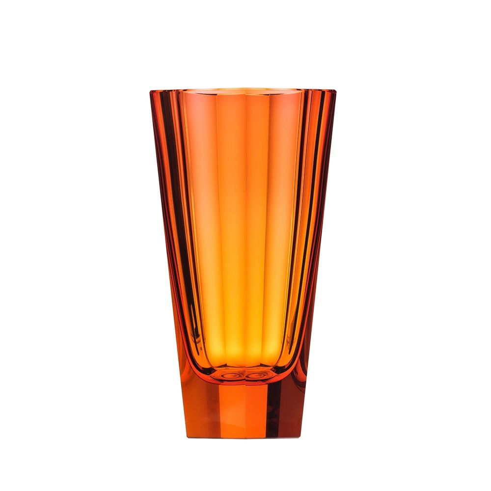 Moser Purity Underlaid Vase Topaz Rose 28 Cm | Gracious Style