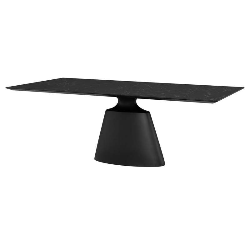 Nuevo Taji Dining Table Black 79" x 40" | Gracious Style