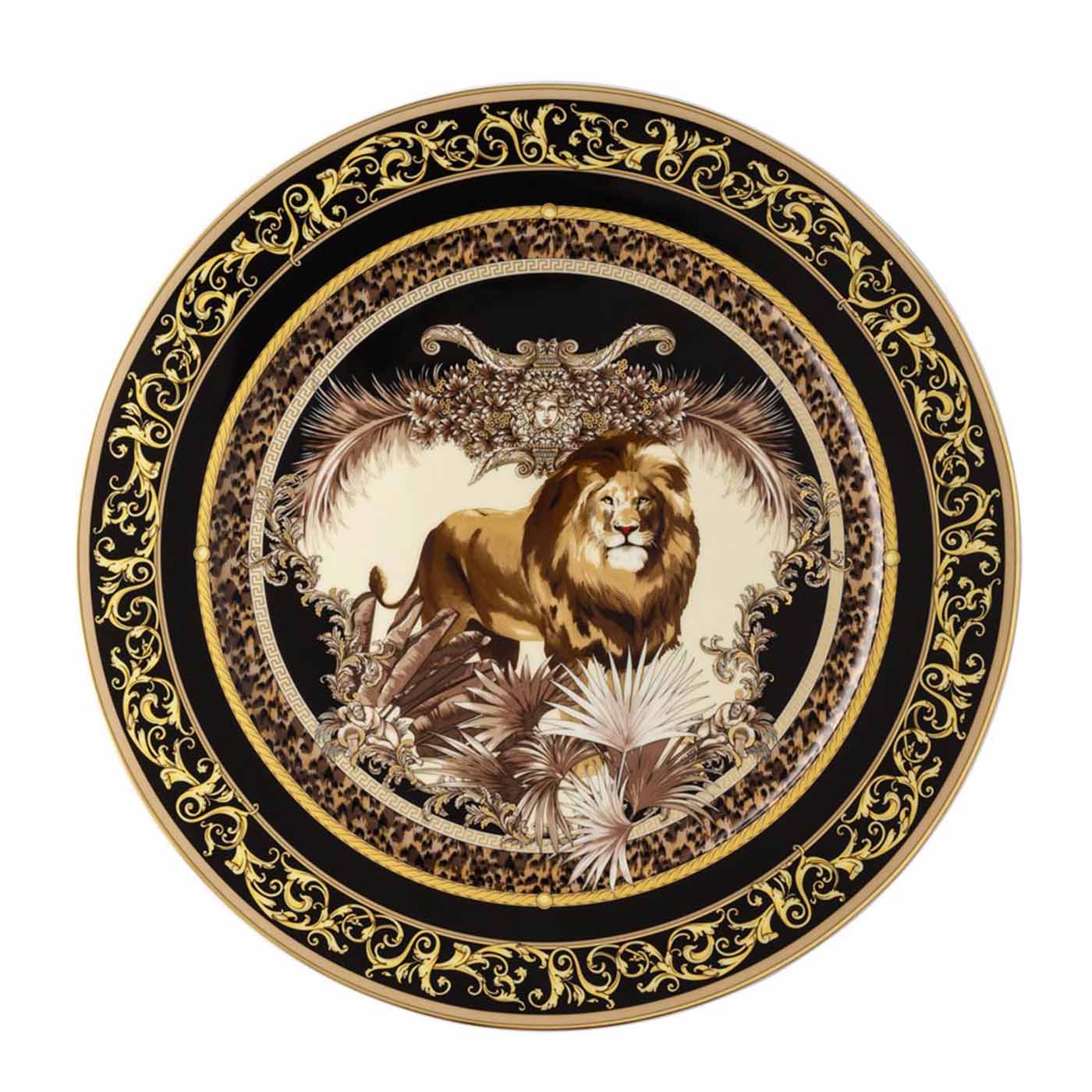 Versace by Rosenthal La Regne Animal William Lion Dinnerware | Gracious ...
