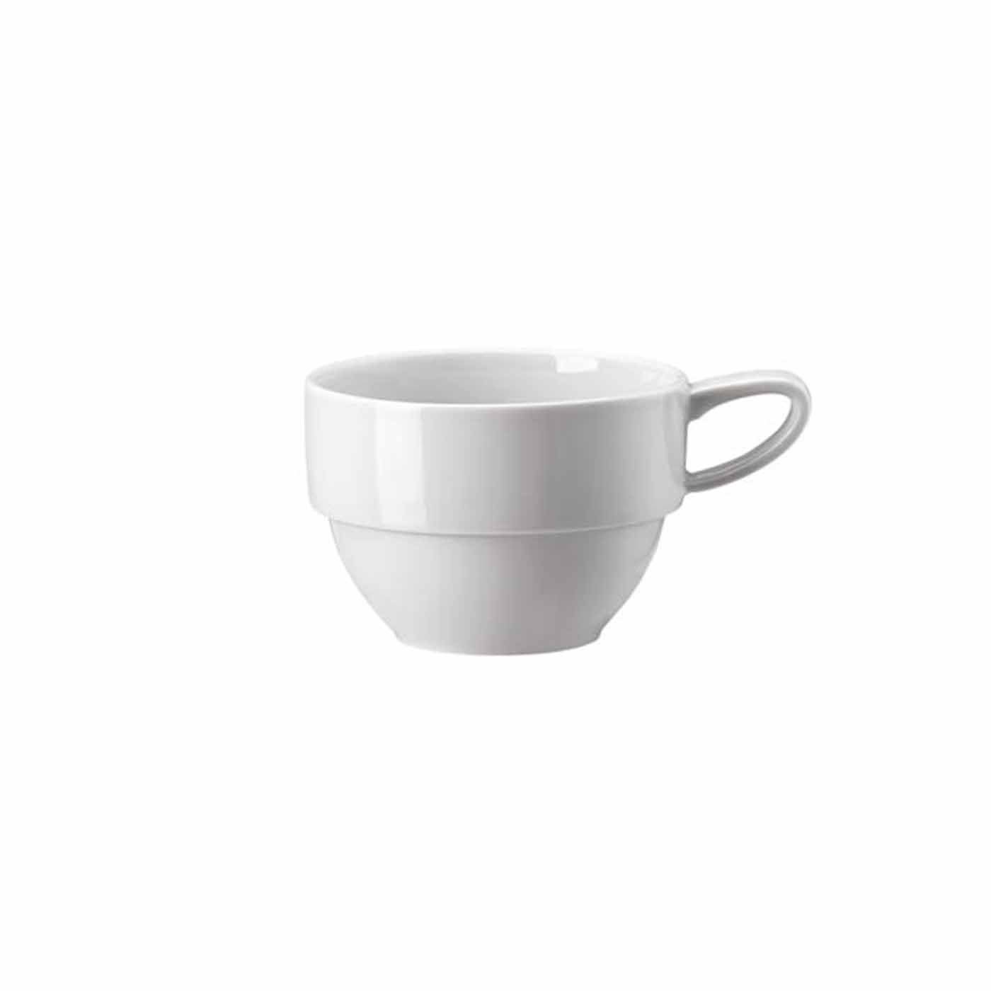 Rosenthal Mesh White Coffee Cup Tall Stacking | Gracious Style