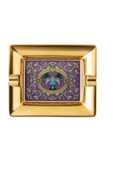 Versace by Rosenthal Barocco Mosaic Ashtray 5 in | Gracious Style