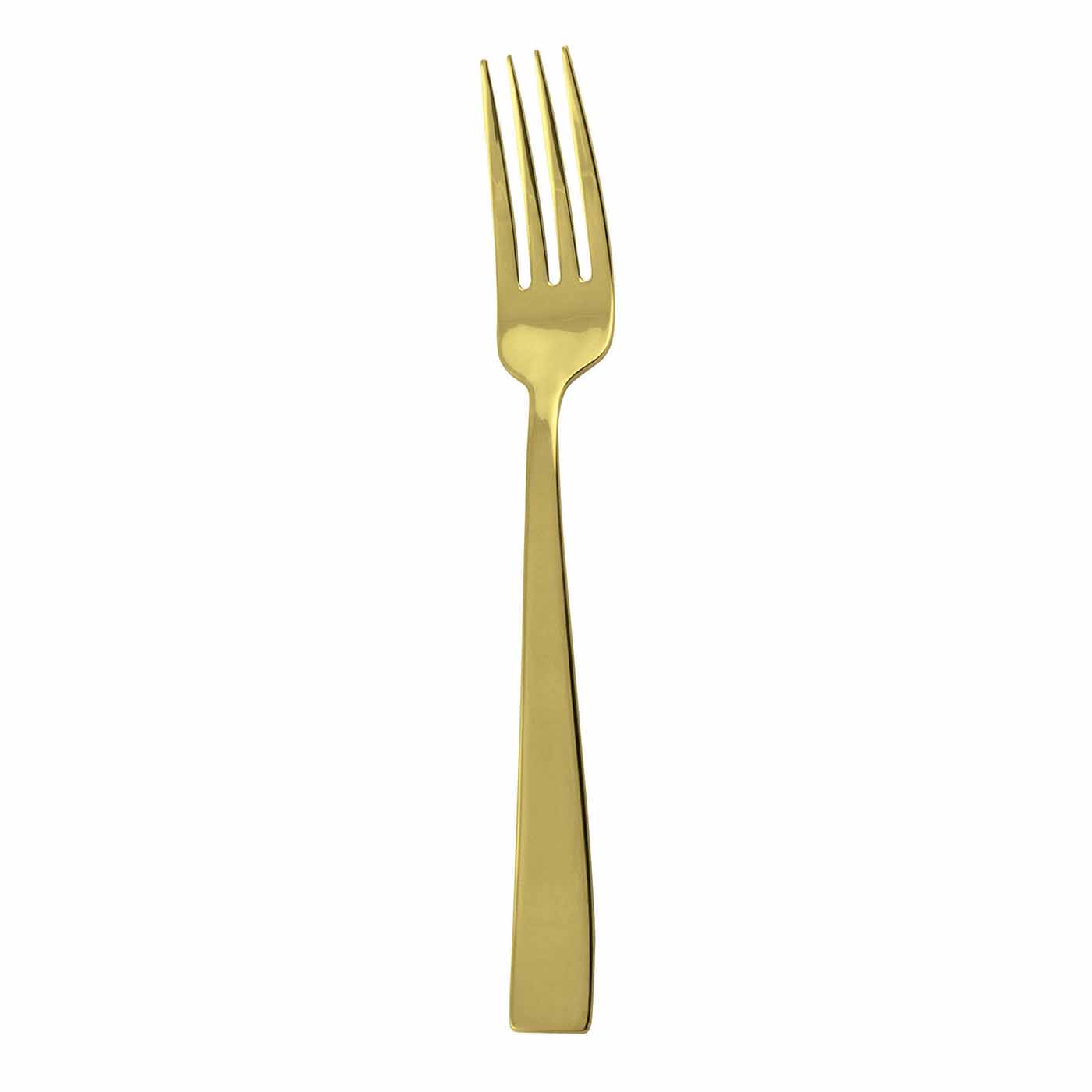 Sambonet Flat PVD Gold Serving fork 18/10 Stainless Steel PVD mirror 9 ...
