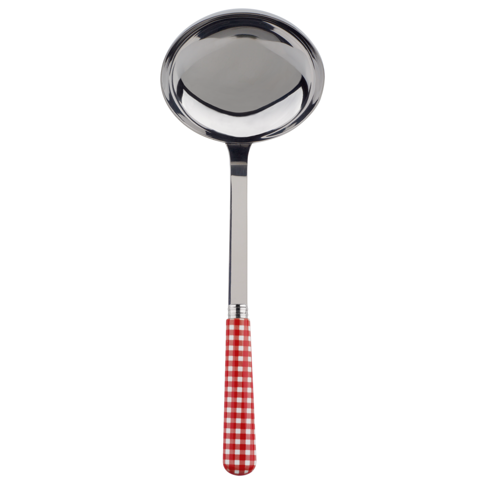 Sabre Gingham Red Flatware | Gracious Style