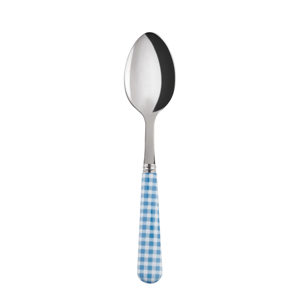 Sabre Gingham Light Blue Flatware | Gracious Style