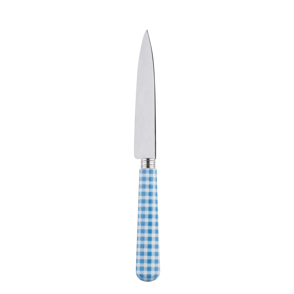 Sabre Gingham Light Blue Flatware | Gracious Style