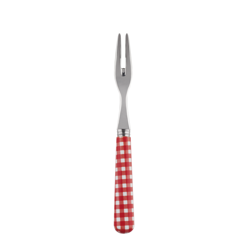 Sabre Gingham Red Flatware | Gracious Style