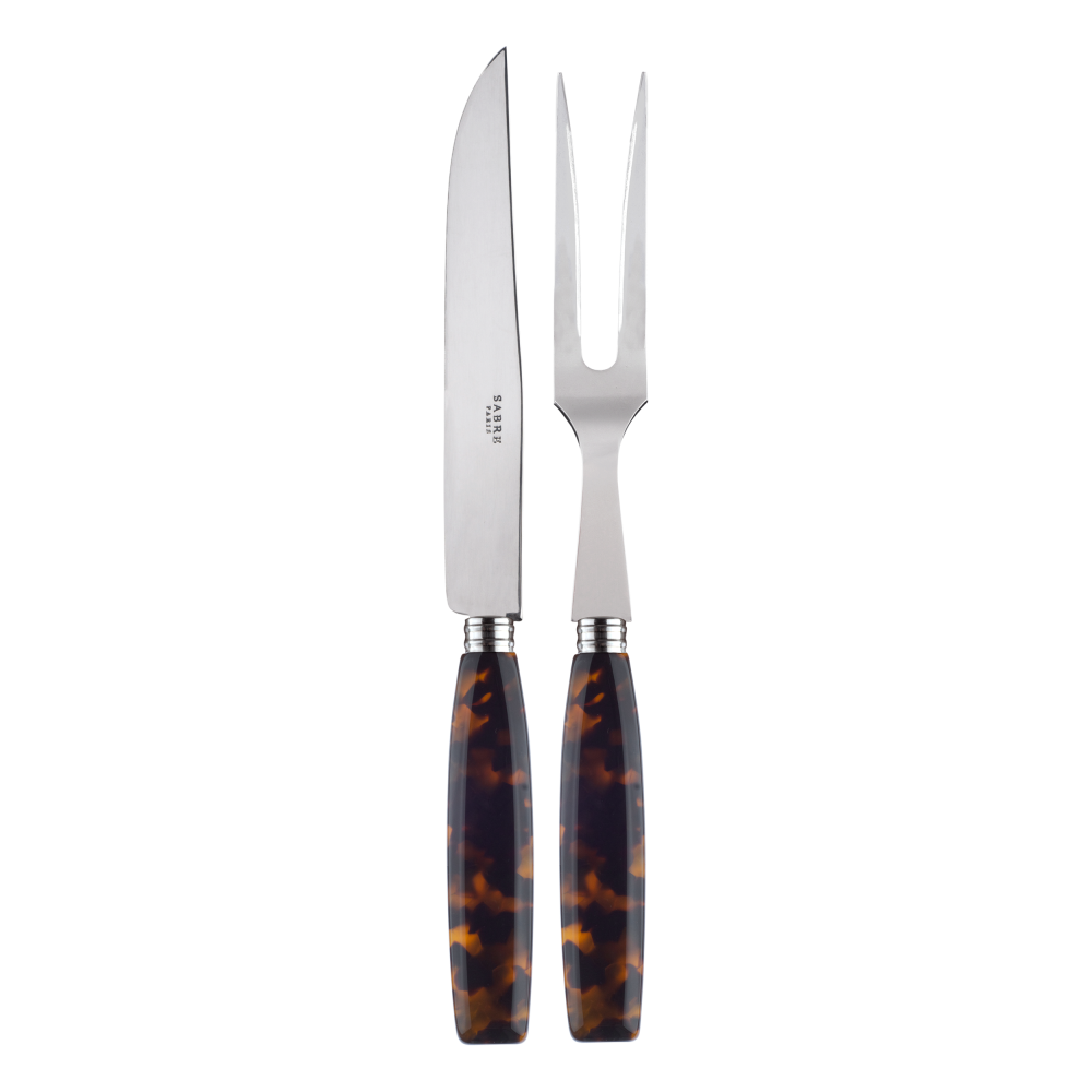 Sabre Djembe Tortoise Flatware | Gracious Style