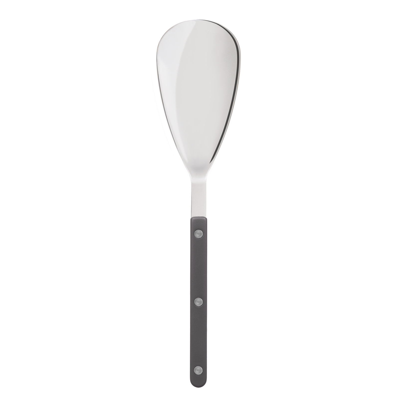Sabre Bistrot Shiny Dark Grey Rice Spoon | Gracious Style