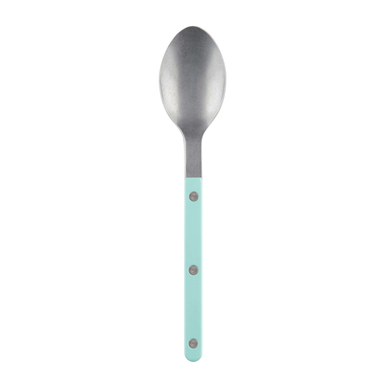 Sabre Bistrot Vintage Uni Matte Pastel Green Soup Spoon | Gracious Style