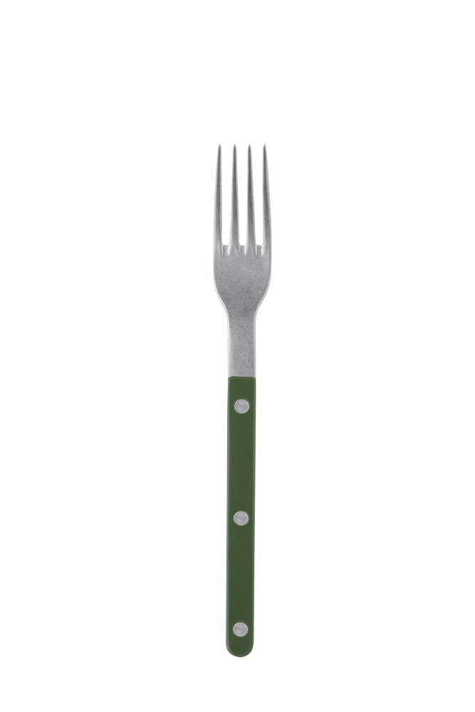 Sabre Bistrot Vintage Green Dinner Fork | Gracious Style