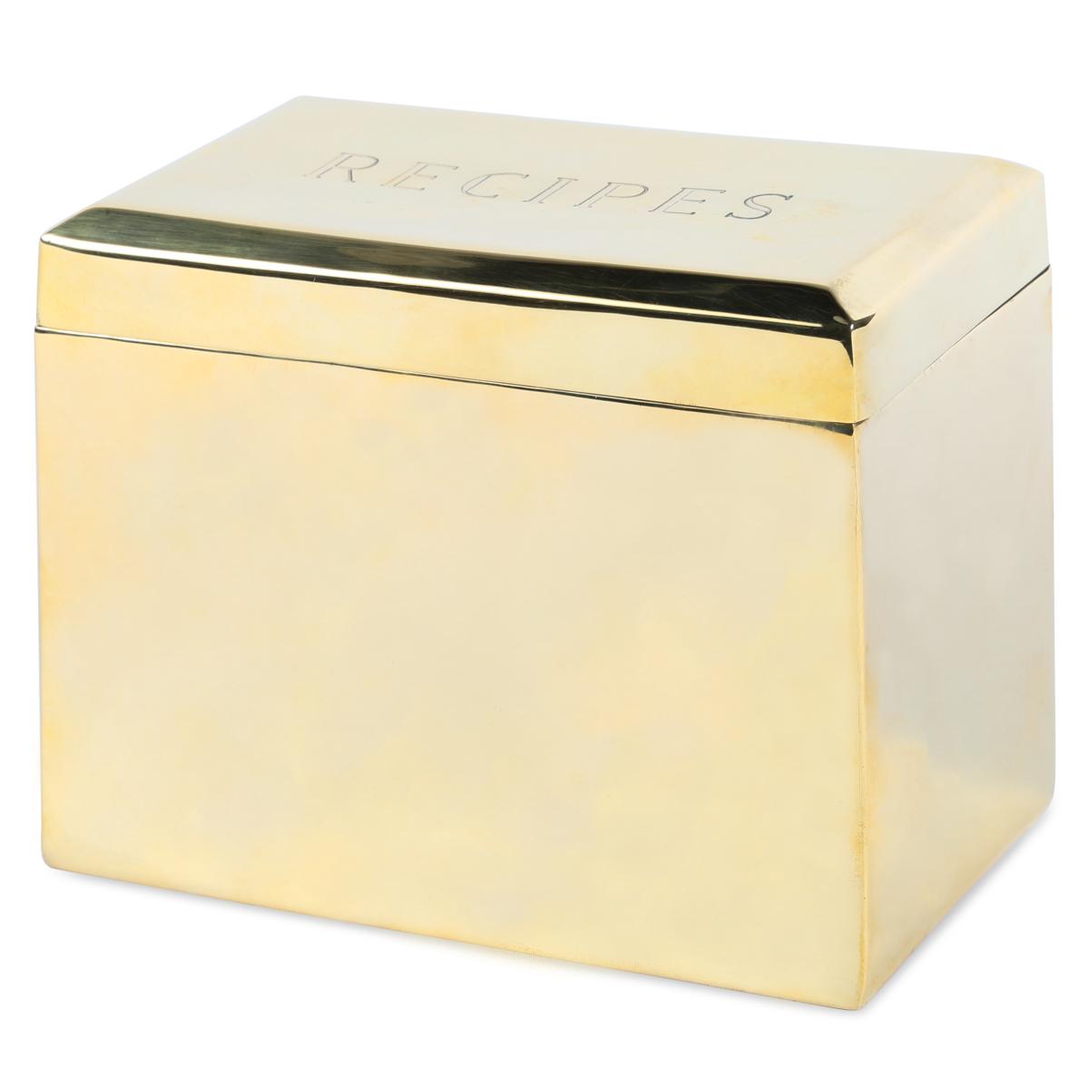 Sir/Madam Brass Beveled Recipe Box,spb_recipebox_2__29195.jpg ...